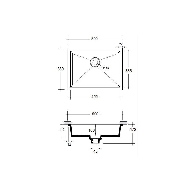 Vasques encastrés Olympia Ceramica Sydney