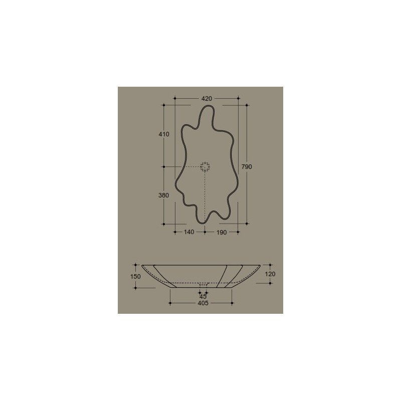 Vitruvit Shell Bathroom Basins