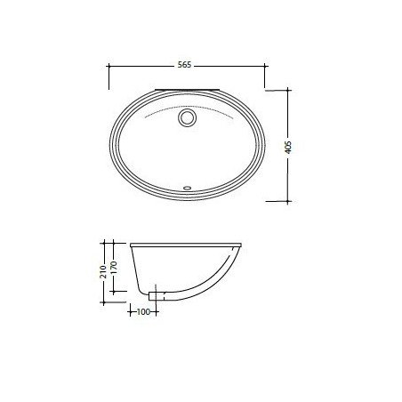 Vitruvit Oval Undercounter Basins