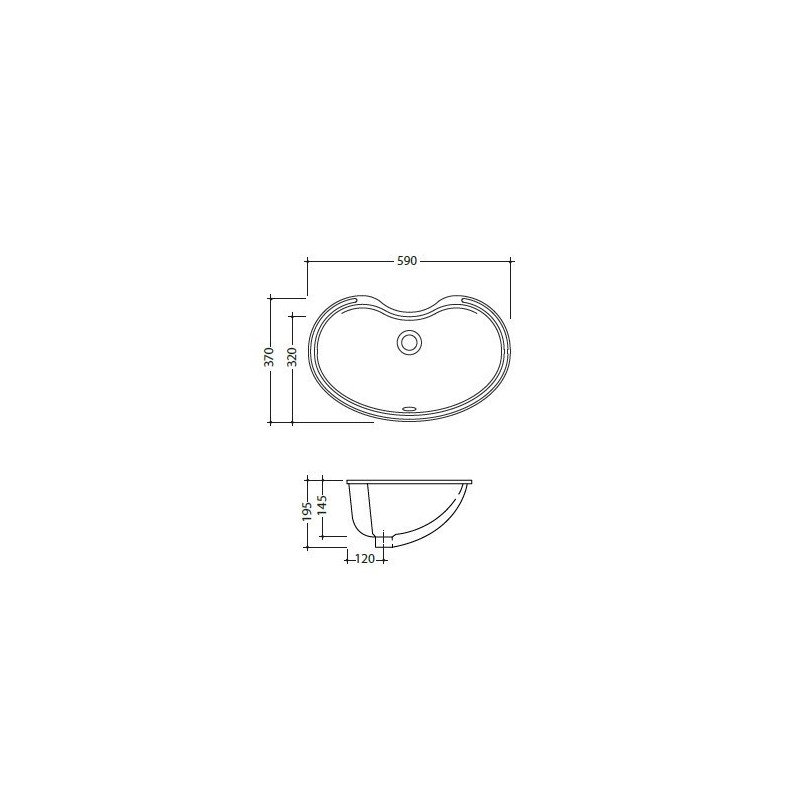 Vitruvit Sagomato Undercounter Basins