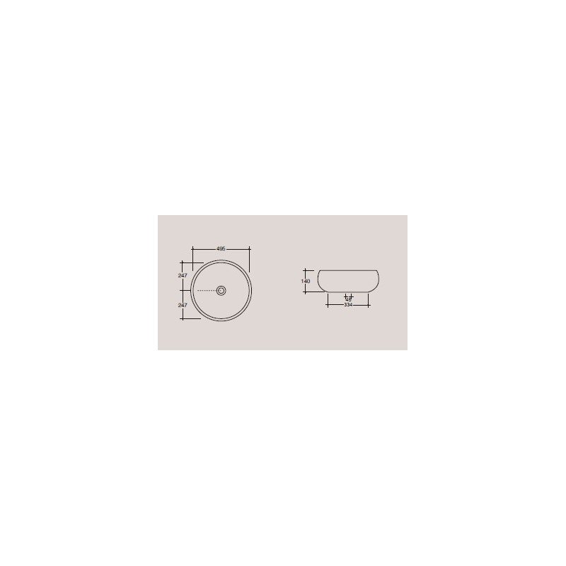 Vitruvit Lake Bathroom Basins